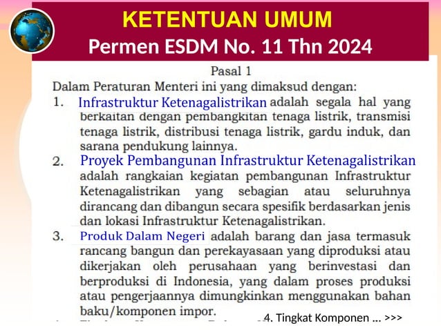 (Ketentuan TERBARU) "Permen ESDM No.11 Thn 2024"_ Penggunaan Produk DN ...