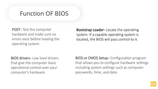 1.1-6 BIOS - Computer systems servicing .pptx