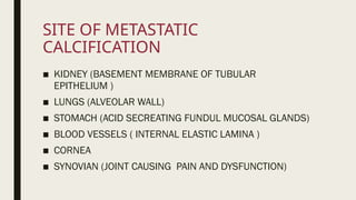 1.6. calcification-ppt. in cell injury. its a process of calcium builds ...