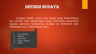 1. Budaya dan Kearifan Lokal.pptxp5 slebewwwwwwwwwwwwwwwwwww | PPT