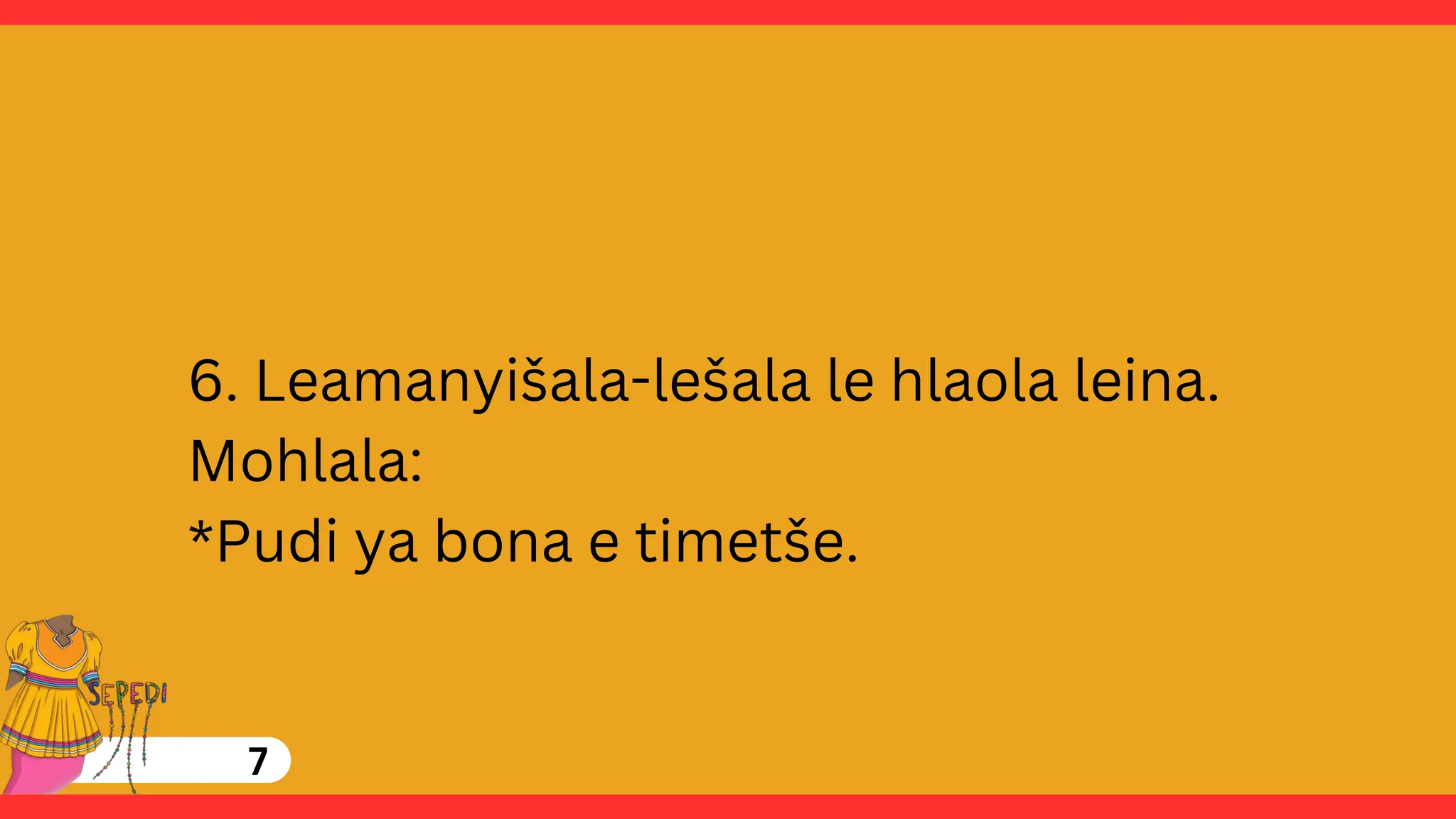 Sepedi Leleme la gae paper 1 (Maamanyi). Dibopego le melao ya tšhomišo ...