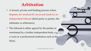 1. Dispute Resolution Process and History of Arbitration (1).pdf