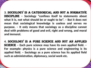 1. unit-1 sociology.pptx for bsc nursing 4th year | PPTX