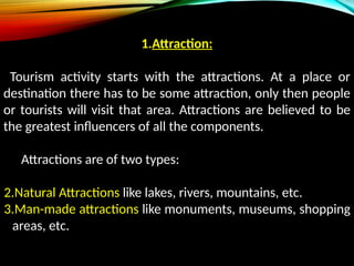1.Tourism meaning & definition,elemts,& scope | PPT