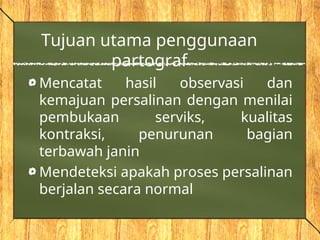 penggunaan partograf dalam persalinan ibu | PPT
