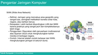Pengantar Jaringan Komputer dan Komunikasi Data | PDF