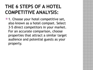 Hotel management strategy in a competitive environment pptx | PPTX