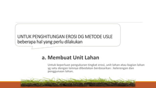 Metode Pengukuran & Pendugaan Erosi pada DAS | PDF
