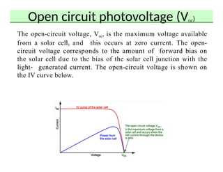 1.Introduction-Solar cell basics and working | PPTX