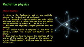 Radiation physics in dentistry and oral surgery | PPTX