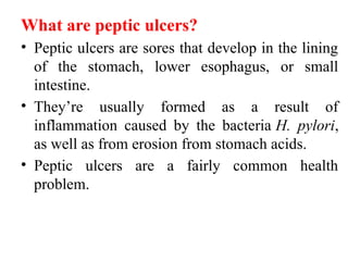 1. Peptic ulcer (6).pptxcogxjfzkgskgsigdot | PPTX