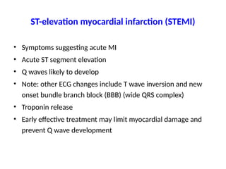 Acute Coronary Syndrome lecture in cardiology | PPTX