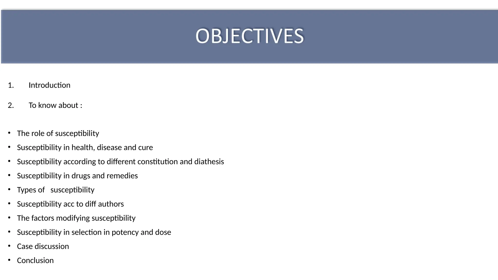 Susceptibility organon homoeopathy philosophy | PPTX