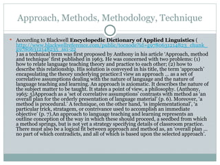 1. Pre-method era, method era, and post-method era of English Language ...