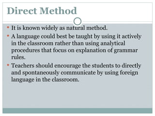 1. Pre-method era, method era, and post-method era of English Language ...