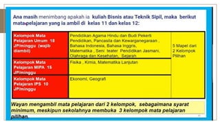 1. PENETAPAN MAPEL PILIHAN pada Kurikulu Merdeka | PPTX