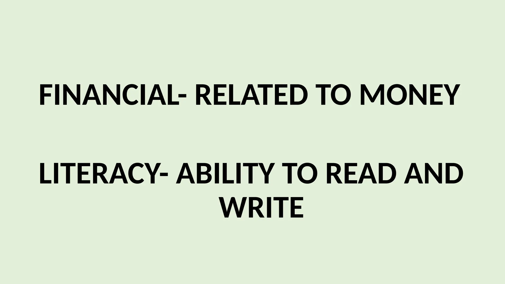 1.Introduction to Financial Literacy.pptx | Consumer Banking | Personal ...