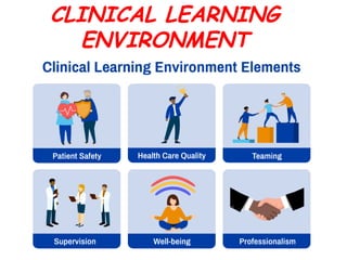 1.Clinical Learning Environment.pptx Nursing education | PPTX