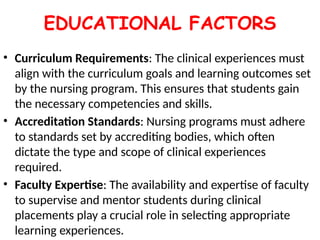 1.Clinical Learning Environment.pptx Nursing education | PPTX