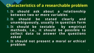 Definition, Purpose and Types of Research | PPTX