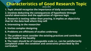 Definition, Purpose and Types of Research | PPTX