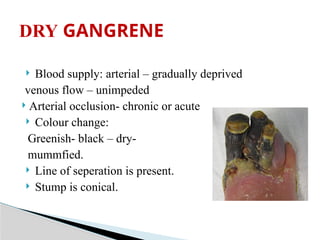 1.7.gangrene. Macroscopic death of tissue | PPT