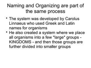 Taxonomy - Science of Classifying Organisms | PPT