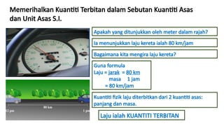 kuantiti fizik dalam bab 1 fizik tingkatan 4 kssm | PPTX