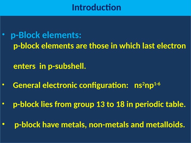 1. p-block part 1 p block elements .pptx