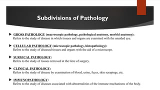 Introduction to general Pathology and Ethology | PPTX