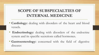 1. overview of internal medicine of sciece | PDF