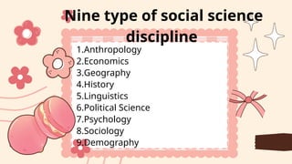 The nature and function of social science | PPTX