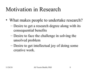 An introduction to Reseaech Methodology. | PPT