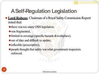 Historical Perspective in Occupational Safety and Health. The evolution ...