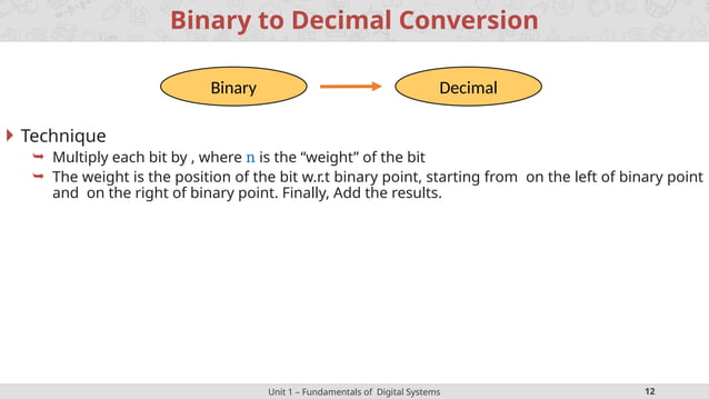 1.2 Digital Number Systems.pptx, Digital Electronics | PPT