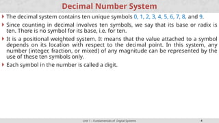 1.2 Digital Number Systems.pptx, Digital Electronics | PPT