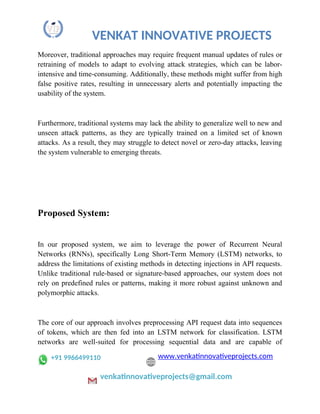1.EVALUATION OF RECURRENT NEURAL NETWORKS FOR DETECTING INJECTIONS IN ...