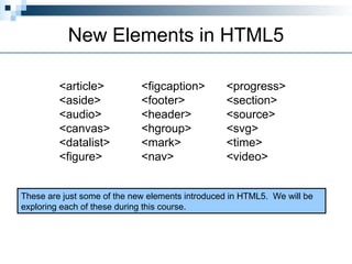 1._Introduction_to_HTML5 les fonction et les balises | PPT