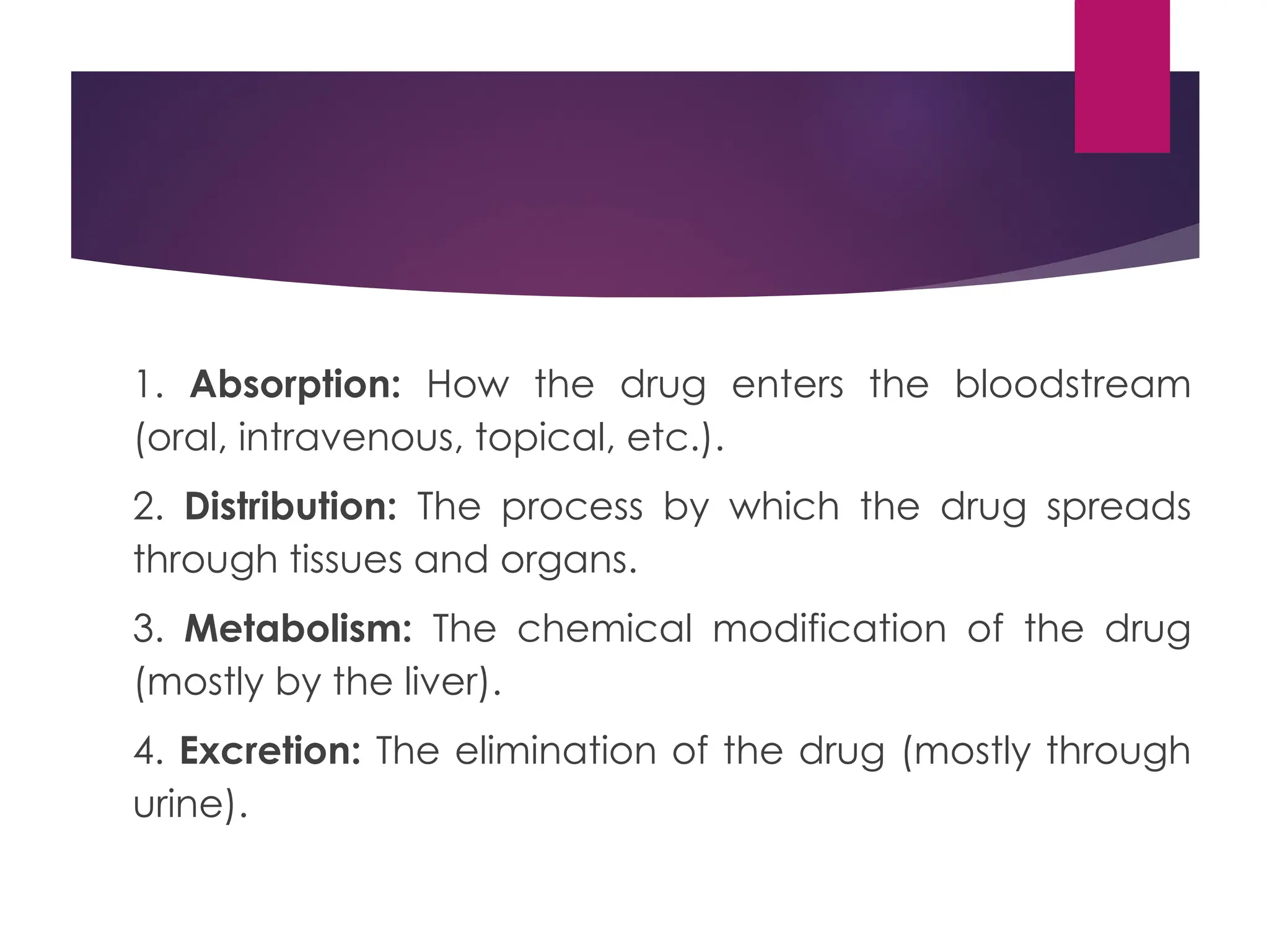 1. pharmacokinetics pharmacodynamics ppt | PPT