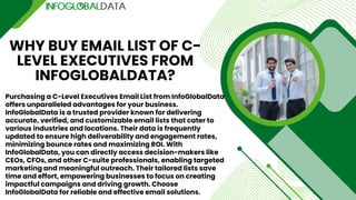 Benefits of C-Level Executives Email Database | PDF