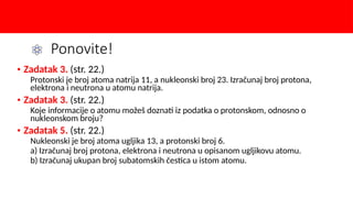 Građa atoma koja opisuje proton elektron i neutron.pptx