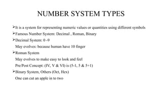 Number Systems-Number conversion -Arithmetic Operations | PPT