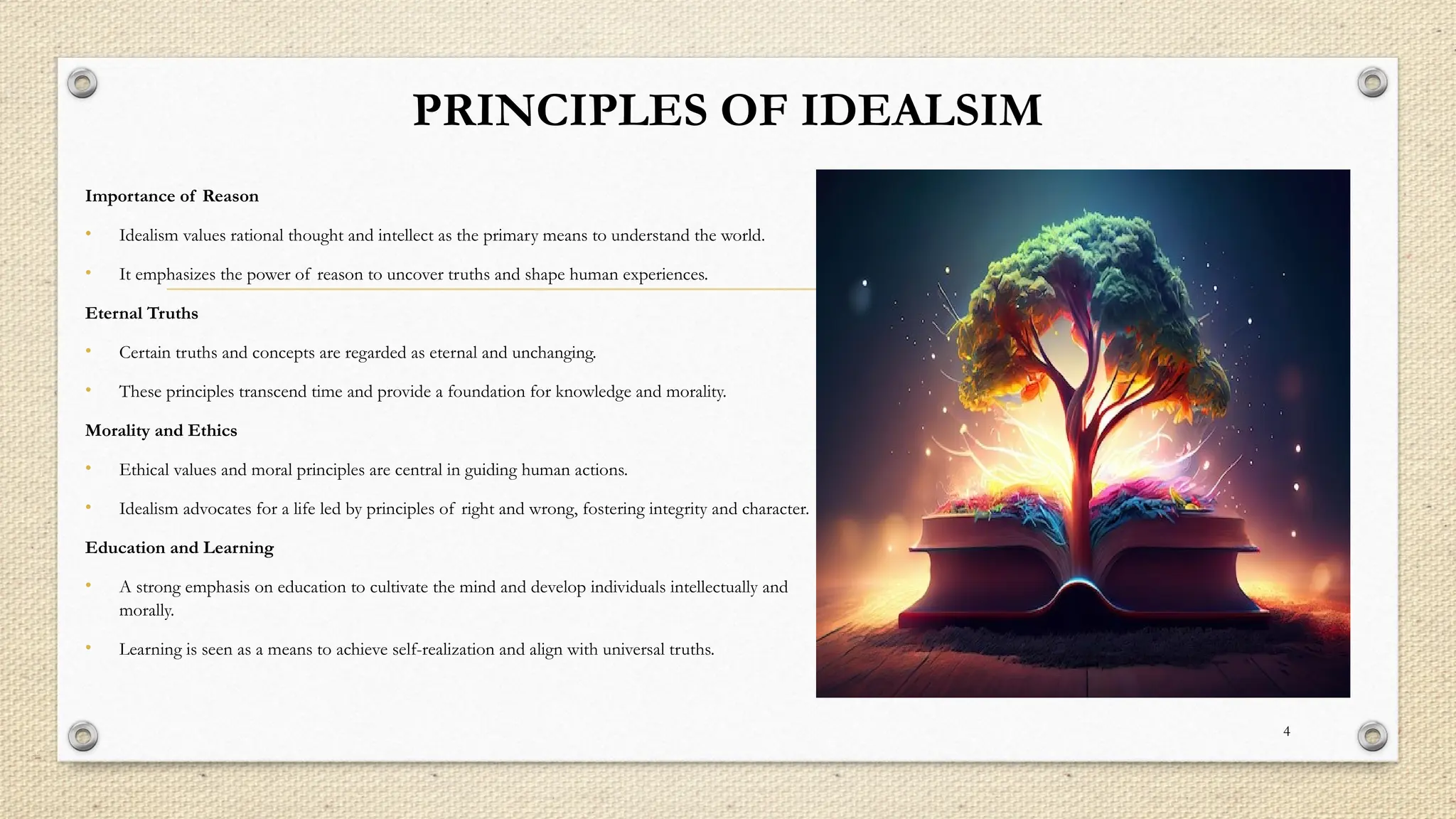 Schools of Thought in Philosophy of Education-Idealism | PPTX