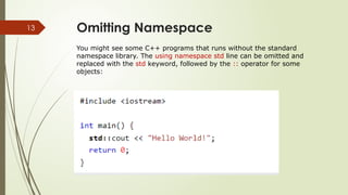 Introduction to c++ programming language | PPT