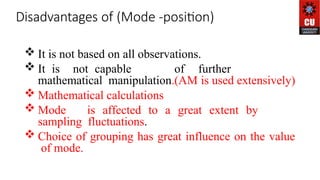 Mode-Decision Science, Business Statistics | PPTX