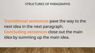 EAPP PRESENTATION ON STRUCTURE OF ACADEMIC TEXT | PPTX