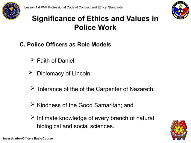 PNP Professional Code of Conduct and Ethical Standards | PPTX