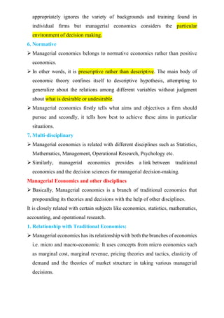 Meaning of economics and definitions Managerial economics | PDF