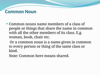 Explain What is Grammar and What is Noun | PPT
