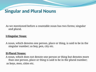 Explain What is Grammar and What is Noun | PPT